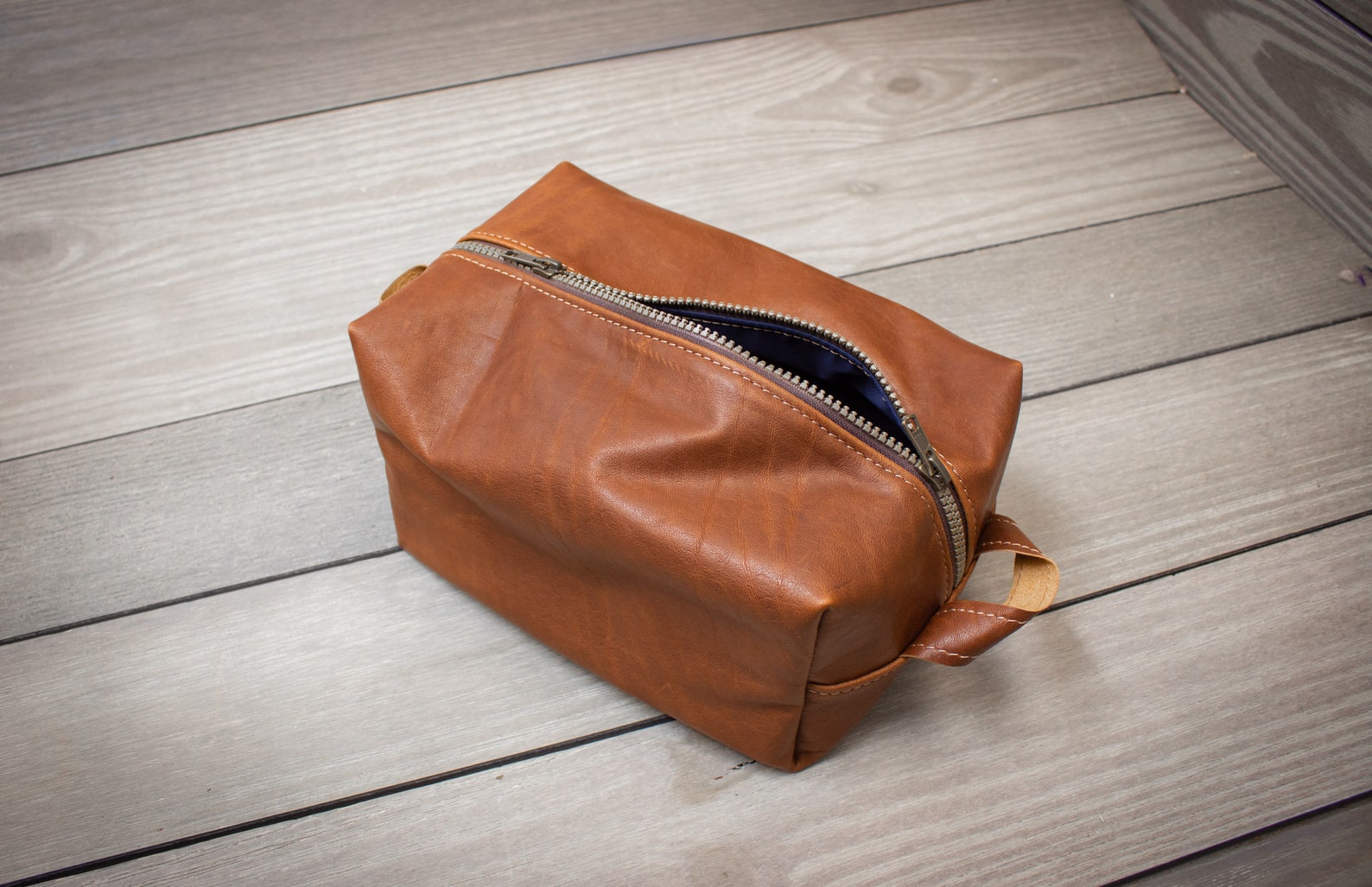 Leather Shaving Kit Leather Dopp Kit Travel Bag Men's - Etsy