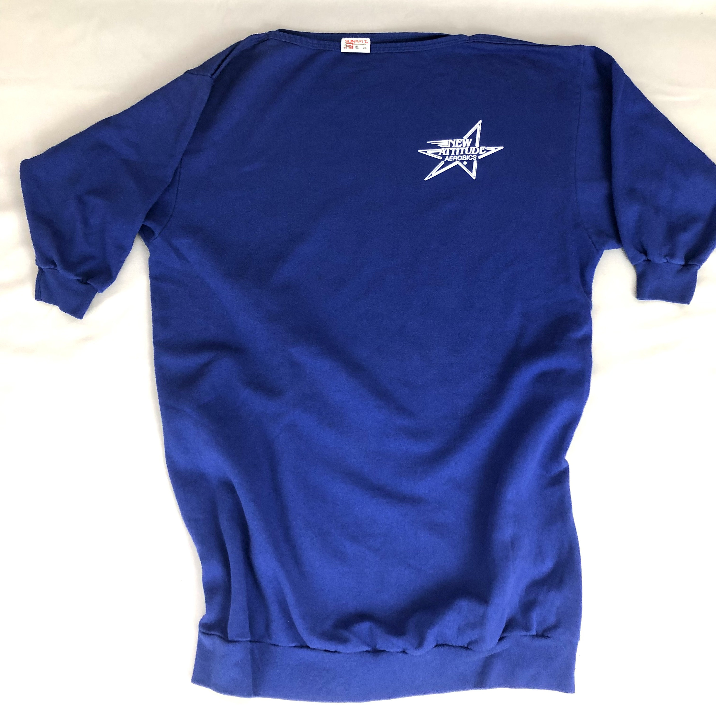 1980s Aerobics New Attitude Long Sweatshirt Classic 80s Eighties ...