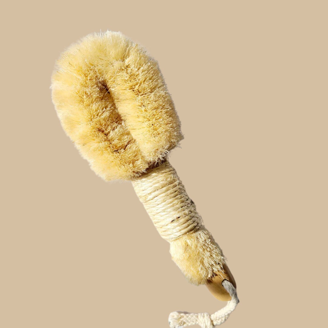 Sisal Dry Brush, Exfoliating Dry Brushing Bath Essential - Etsy