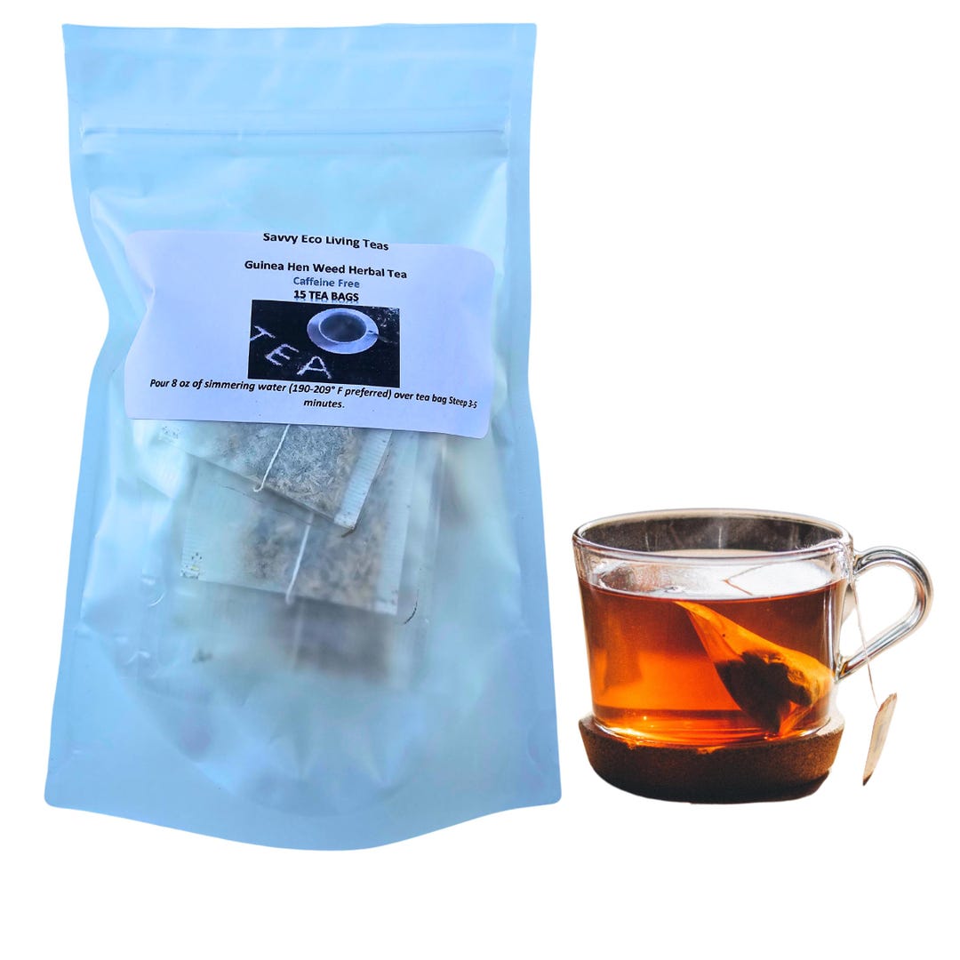 Guinea Hen Herbal Tea , Caffeine Free , Tea Bags , Caribbean Teas - Etsy