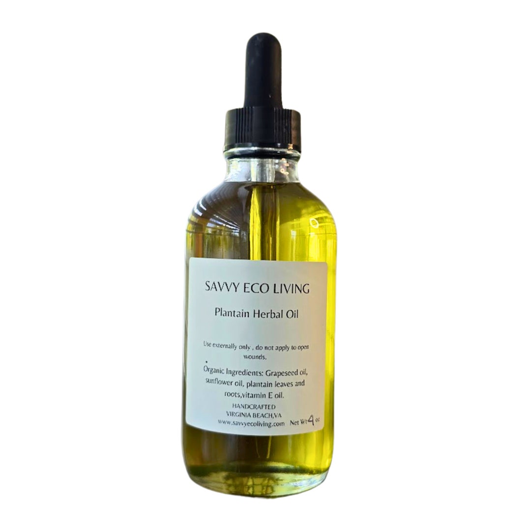 Organic Plantain Herbal Oil Infused - Etsy