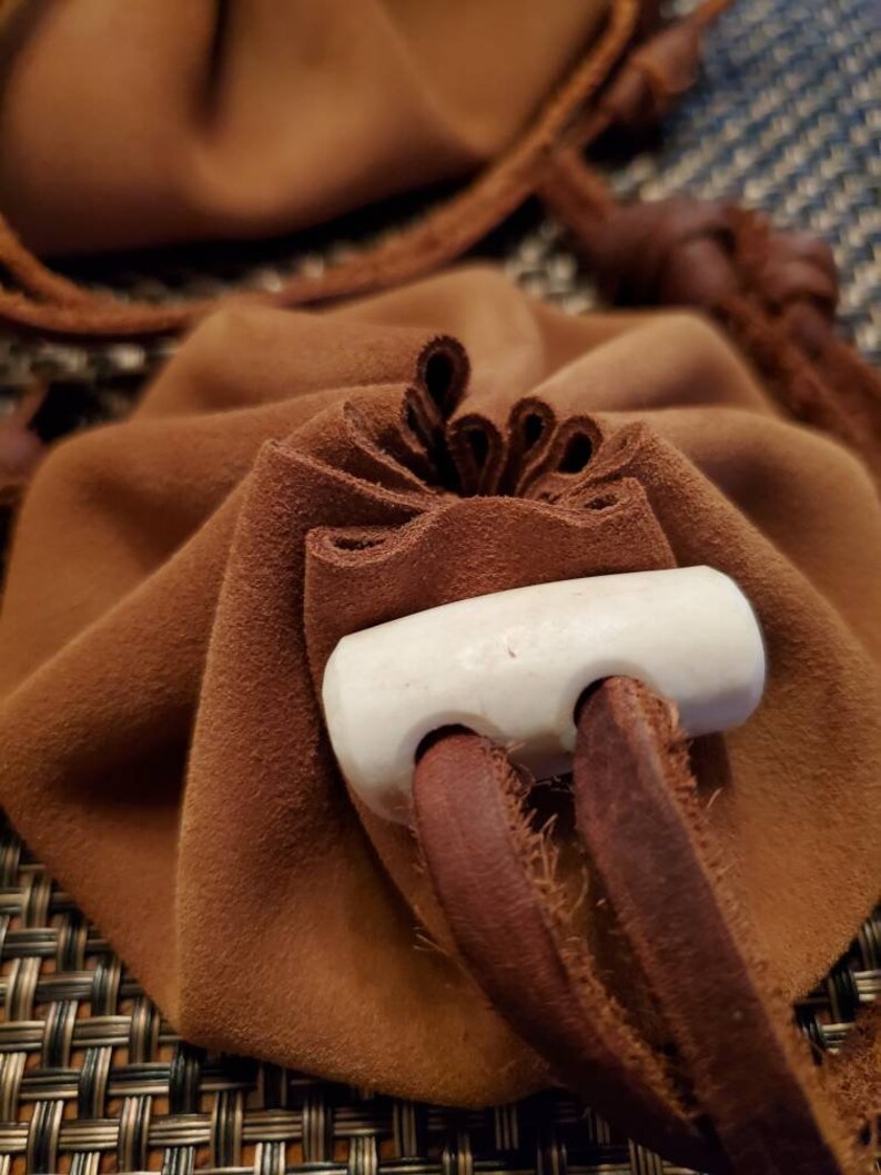 Three Suede Pouch Set | Etsy