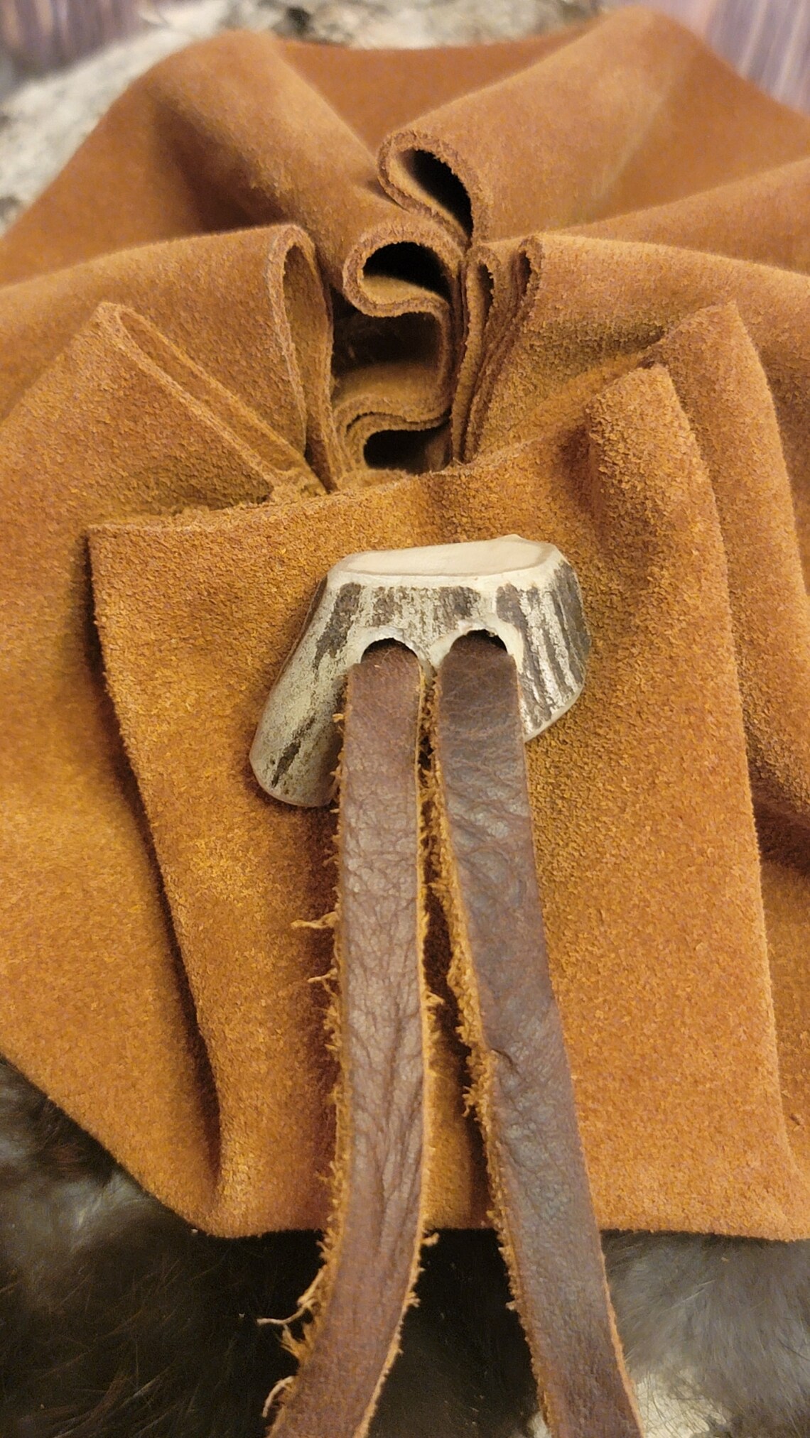 Three Suede Pouch Set - Etsy