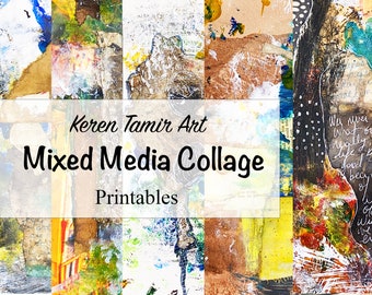 Mixed Media Papers | Etsy