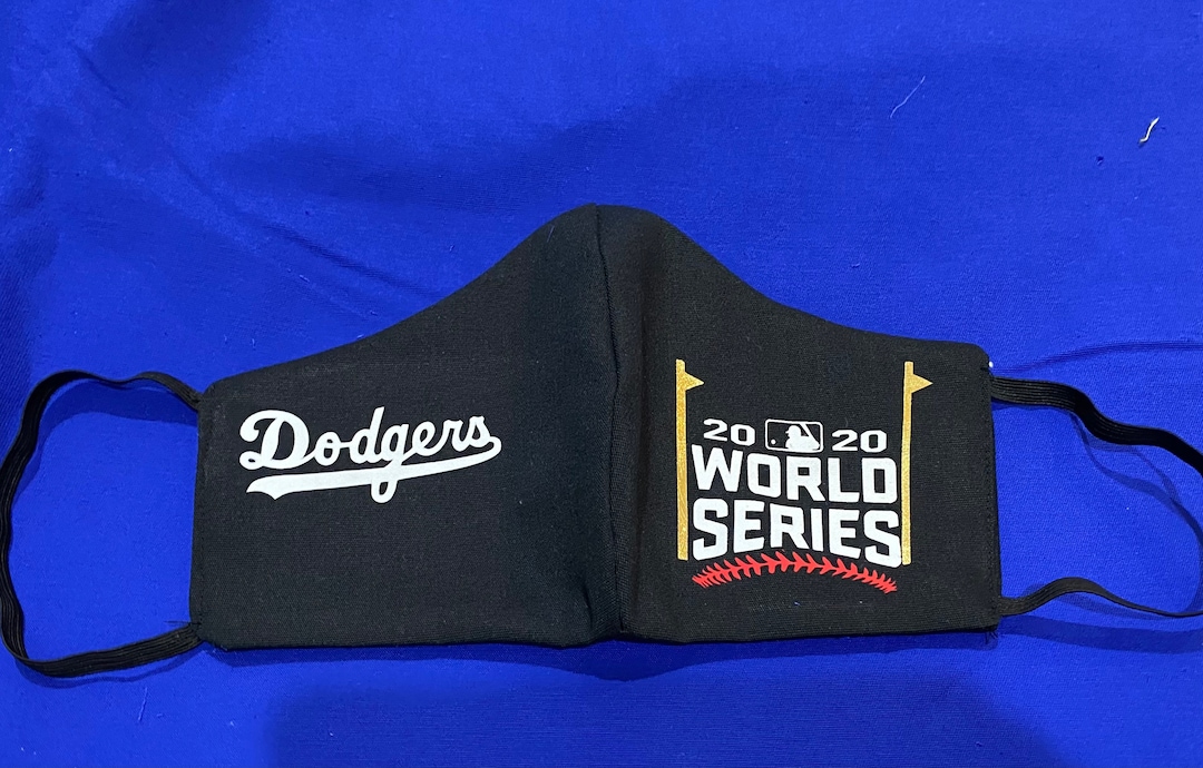 2020 World Series Dodgers Face Mask. Black - Etsy.de