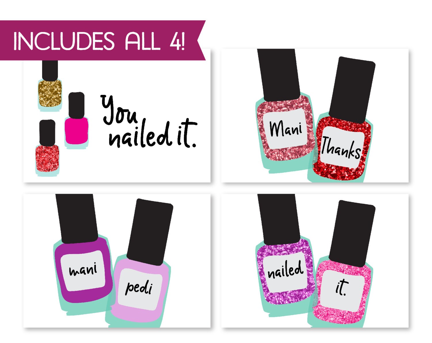 Thank You Note Printable Cards - Jamberry Consultant Hairstylist ...