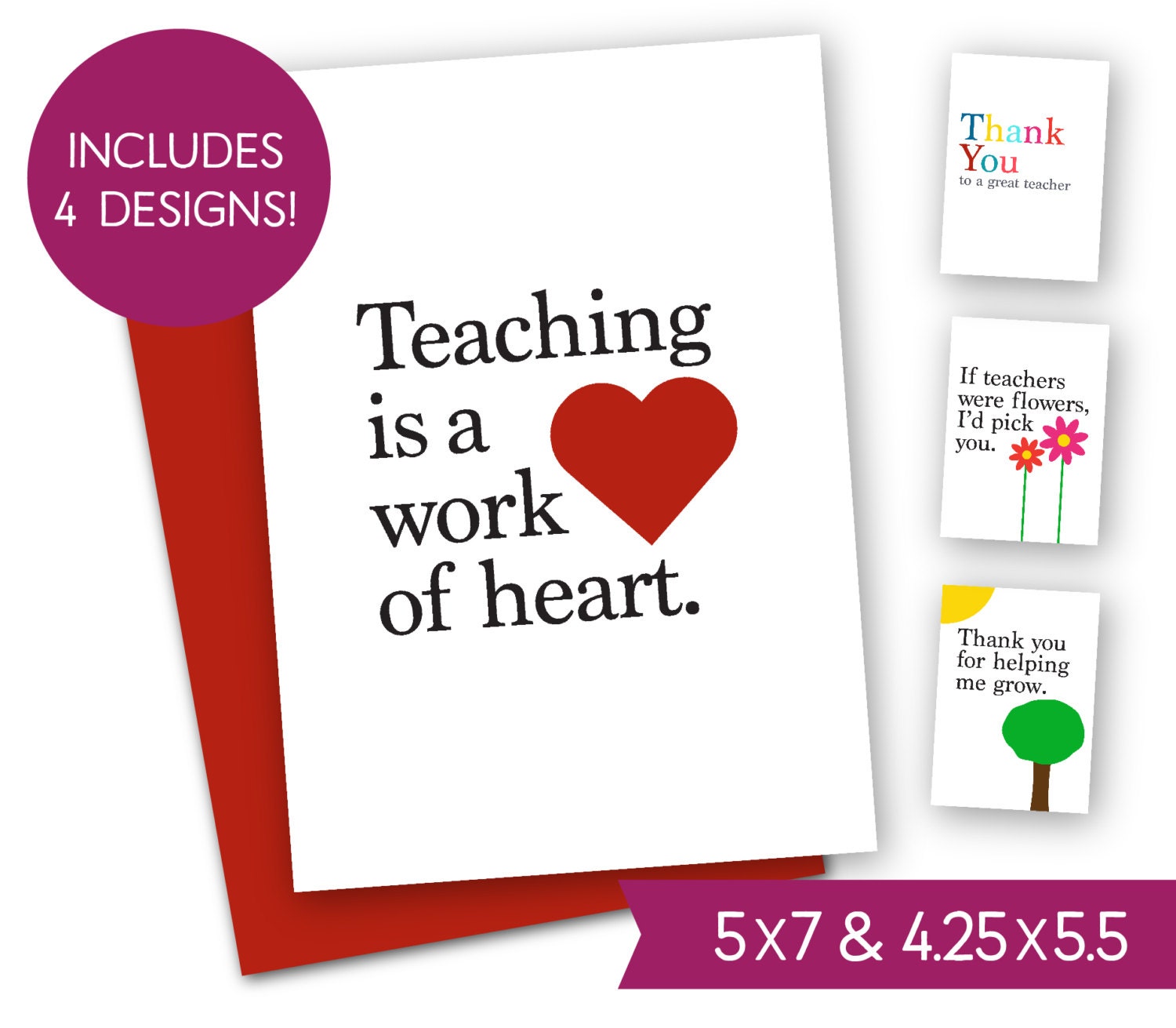 School Teacher Quotes Printable Card Bundle Teacher - Etsy