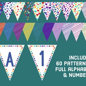 Instant Download Customizable Party Banner - DIY Printable Pennant ...