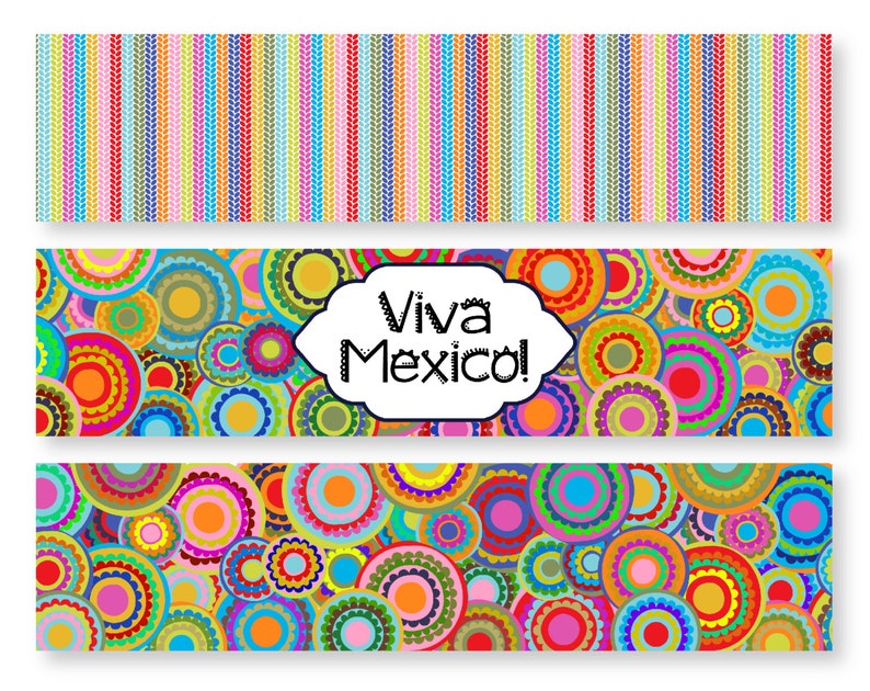 Cinco De Mayo Water Bottle Labels - Happy Cinco De Mayo Party Supplies ...