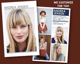 Pageant Comp Card - Etsy