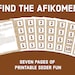 Printable Passover Find the Afikomen Game for Kids - DIY Matzo Children ...