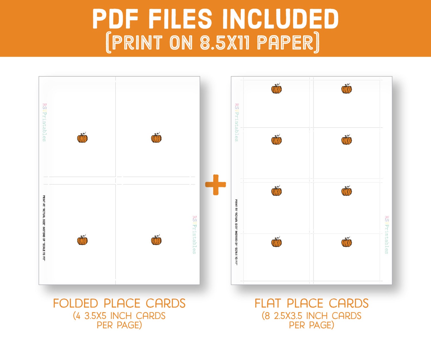 Customizable Printable Thanksgiving Place Cards - Friendsgiving Place ...