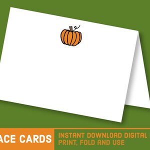 Customizable Printable Thanksgiving Place Cards - Friendsgiving Place ...
