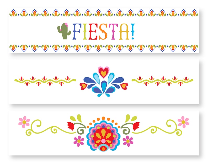 Cinco De Mayo Water Bottle Labels - Happy Cinco De Mayo Party Papel ...