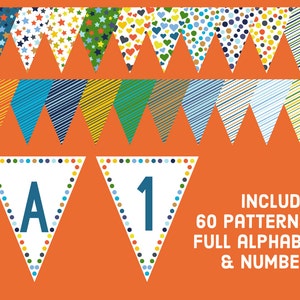 Instant Download Customizable Party Banner - DIY Printable Pennant ...