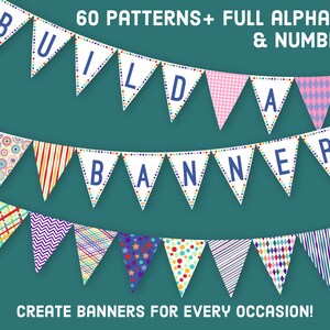 Instant Download Customizable Party Banner - DIY Printable Pennant ...