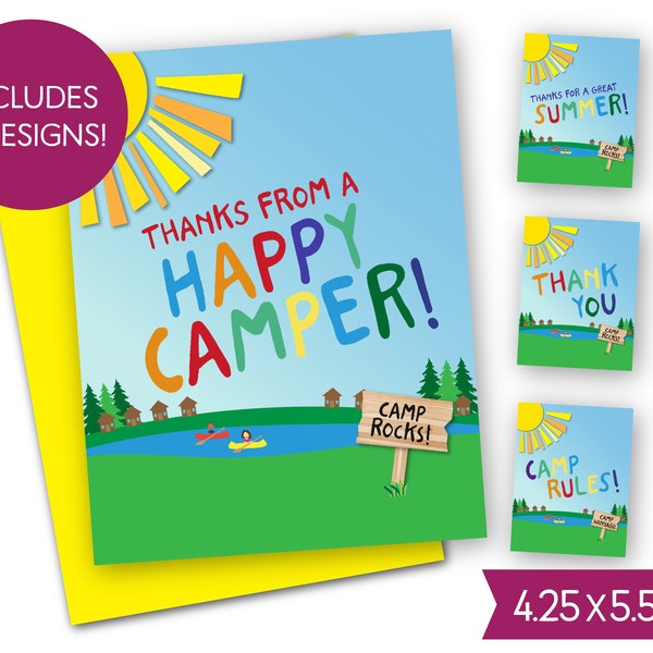 Camping Thank You - Etsy