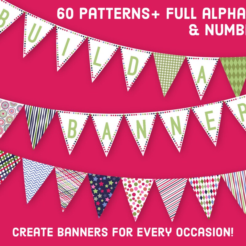 Chevron Pennant - Etsy