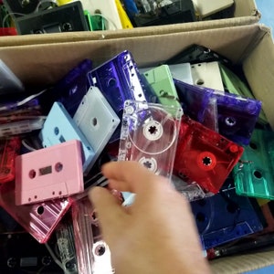 Colorful Cassette Tapes Arts Crafts (100) - Etsy