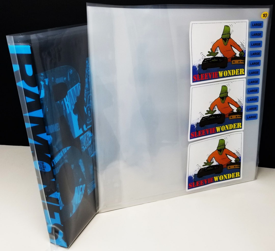 10 Box Set Outer Sleeves Large No Flap 4mil Thick Strong Plastic Best ...