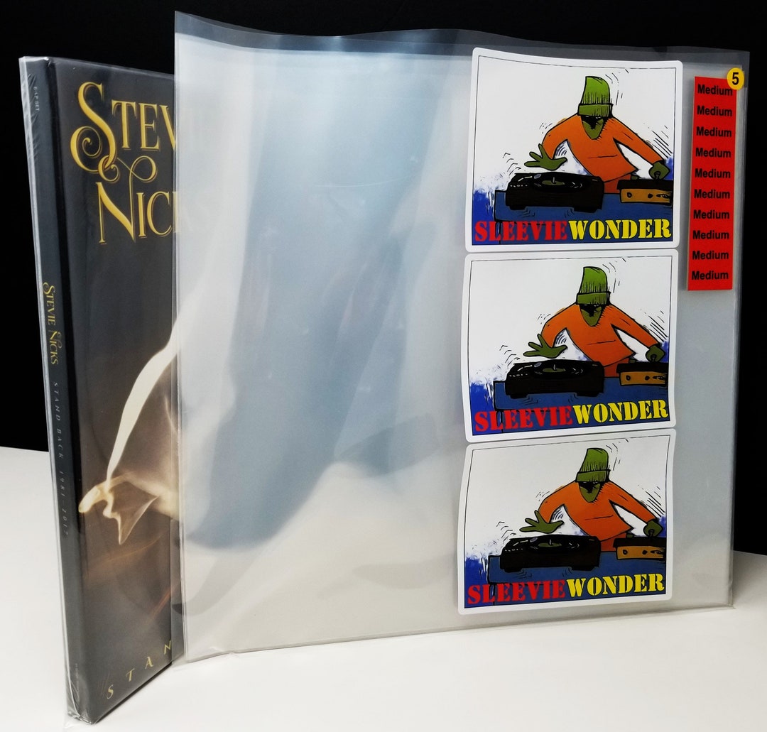 5 Box Set Outer Sleeves Medium No Flap 3mil Plastic Best Protects 7/8 1 ...