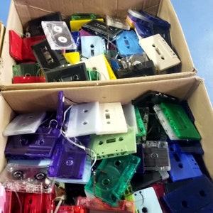 Colorful Cassette Tapes Arts Crafts (100) - Etsy