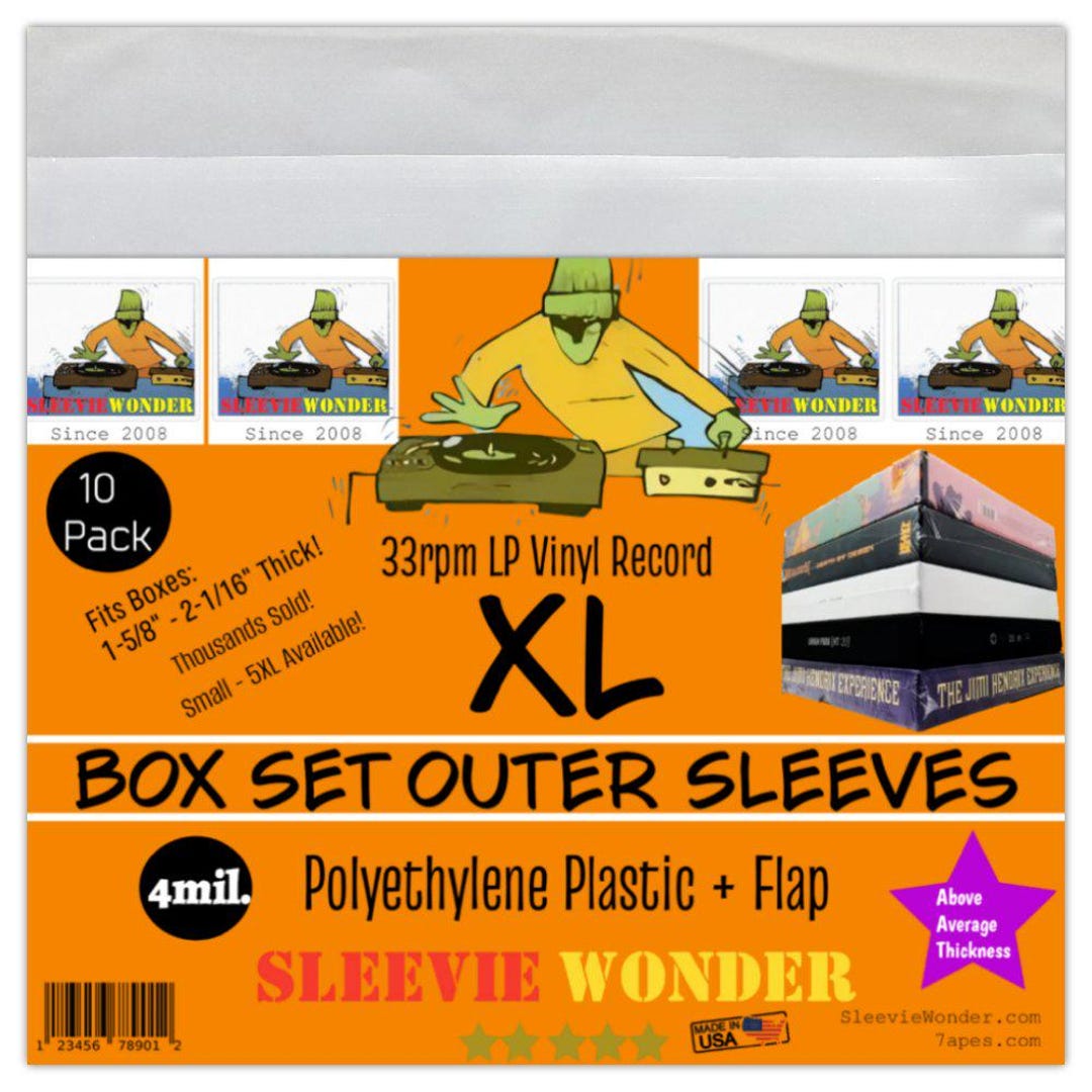XL Box Set Sleeves 4mil + Flap (10) - Etsy