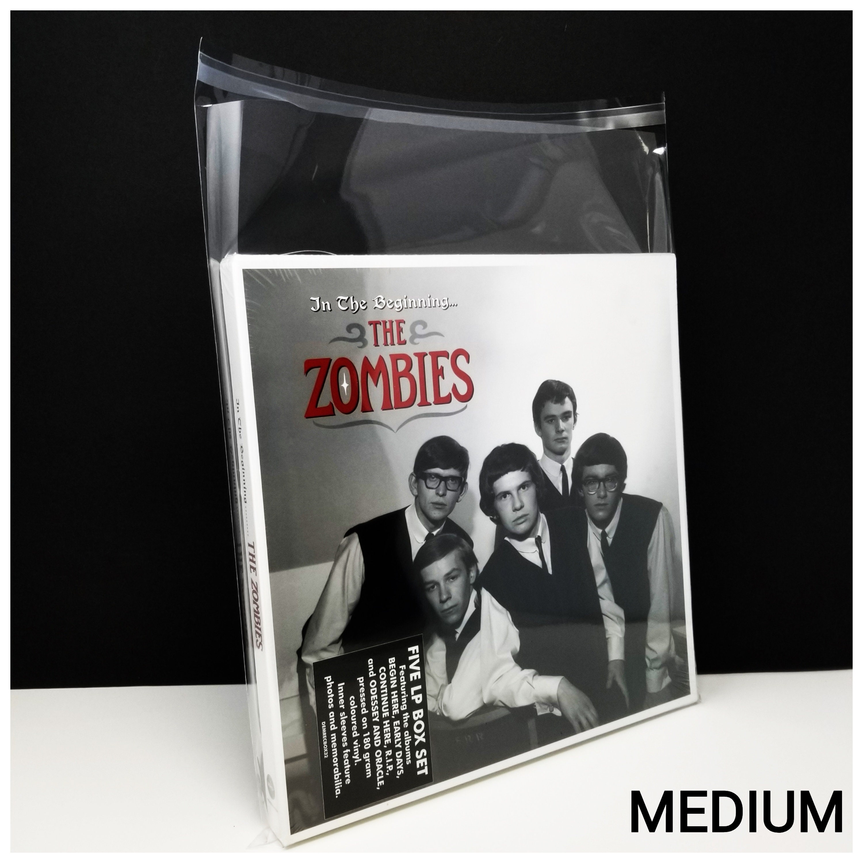 12 Box Set Sleeves 1.6mil Resealable Mixture