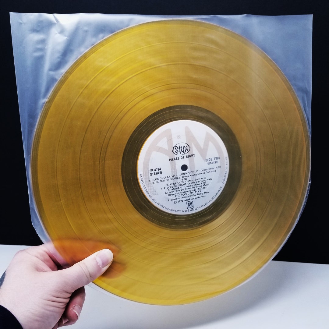 23 LP Inner Sleeves Round Bottom Anti Static High Density Polyethylene ...