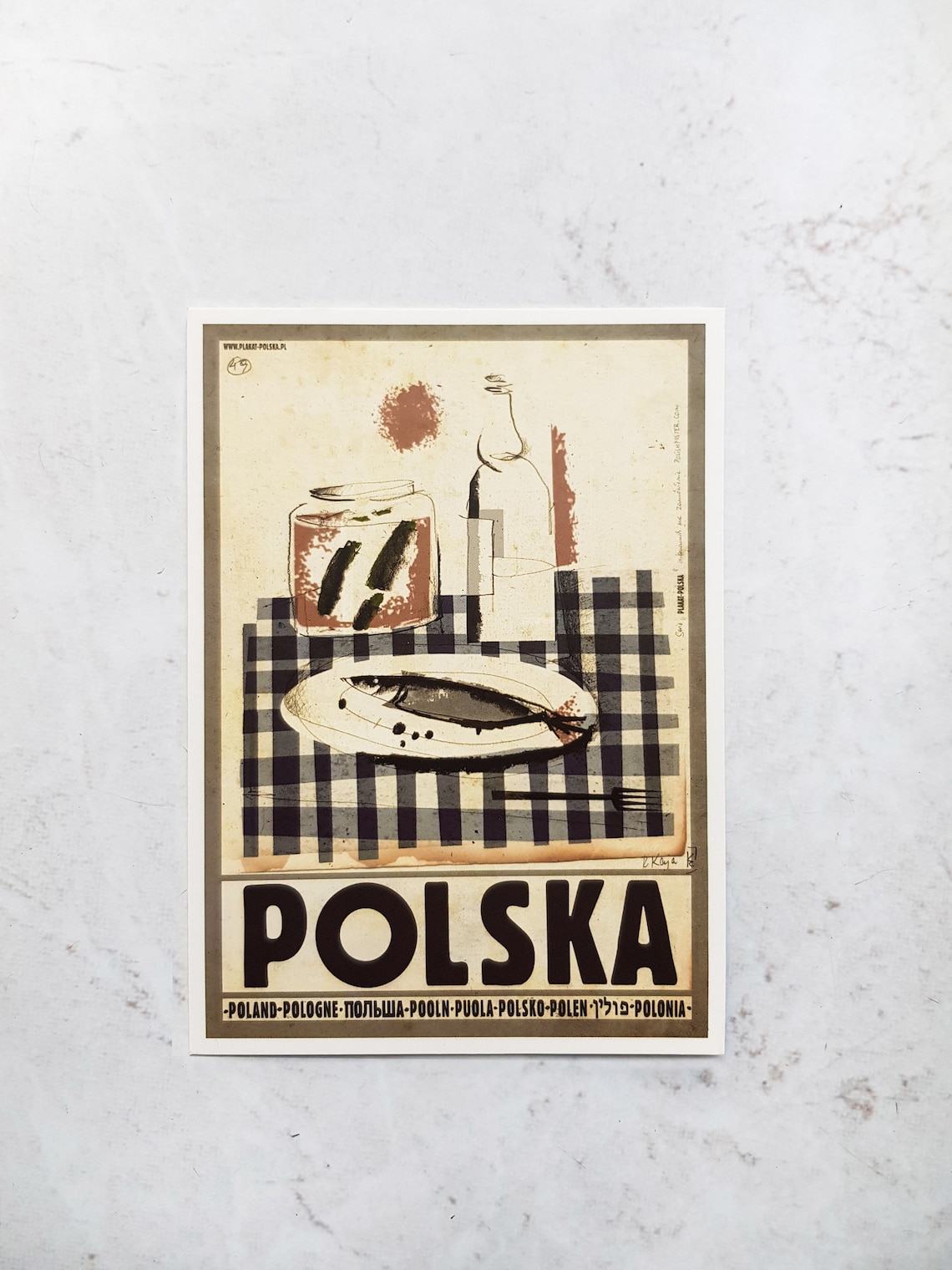 Postcard Premium: Polska/ Poland polish School of Poster Art - Etsy
