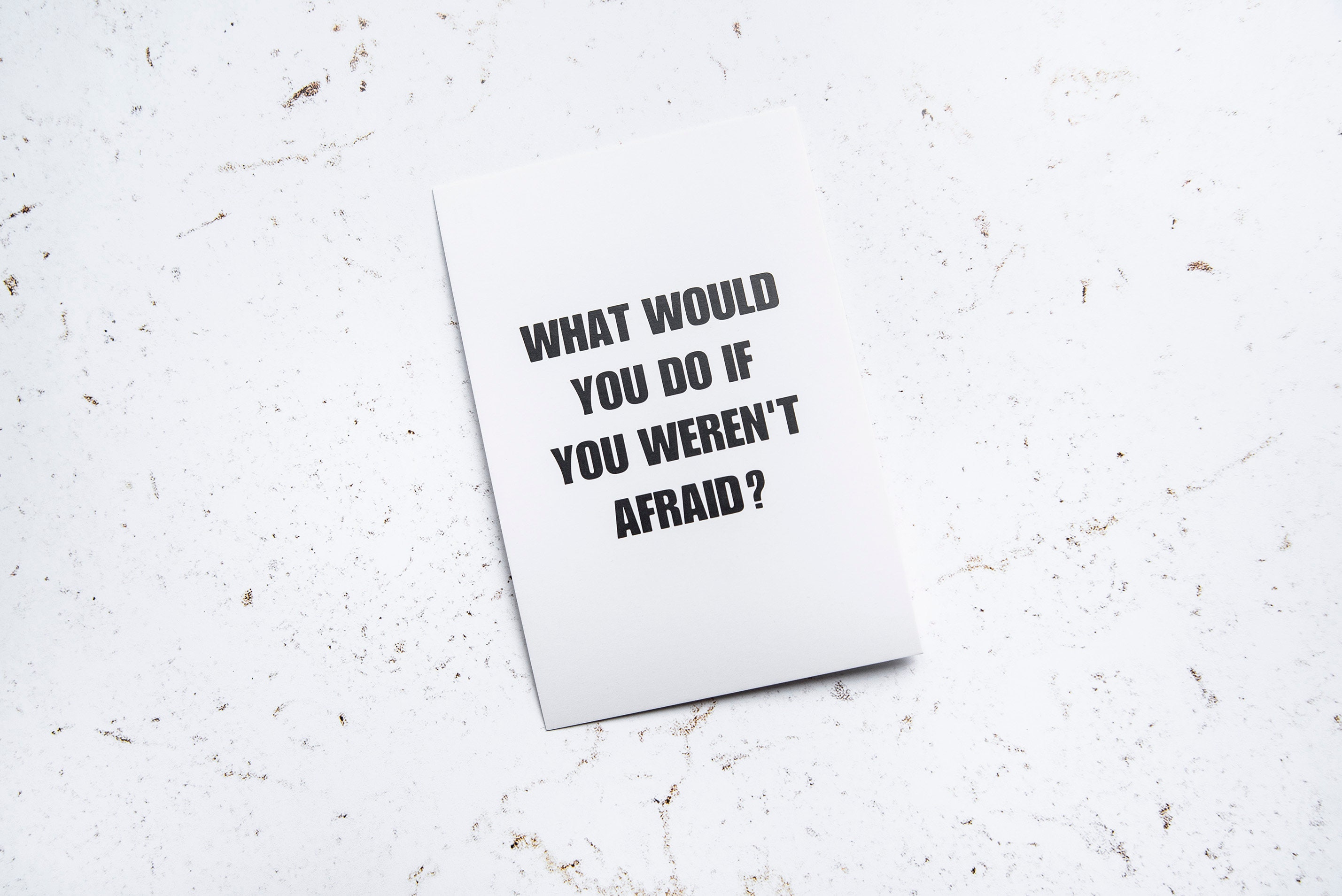 Postcard Typography What Would You Do... - Etsy