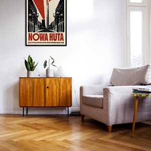 Poster 68x98 Cm, Poland, Nowa Huta, Polish Poster, Kaja - Etsy