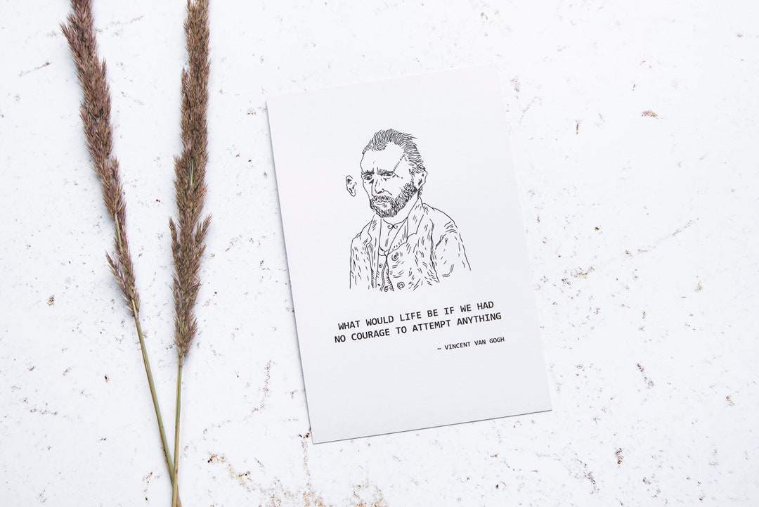 Postcard; Icons / Personality - Van Gogh - Etsy