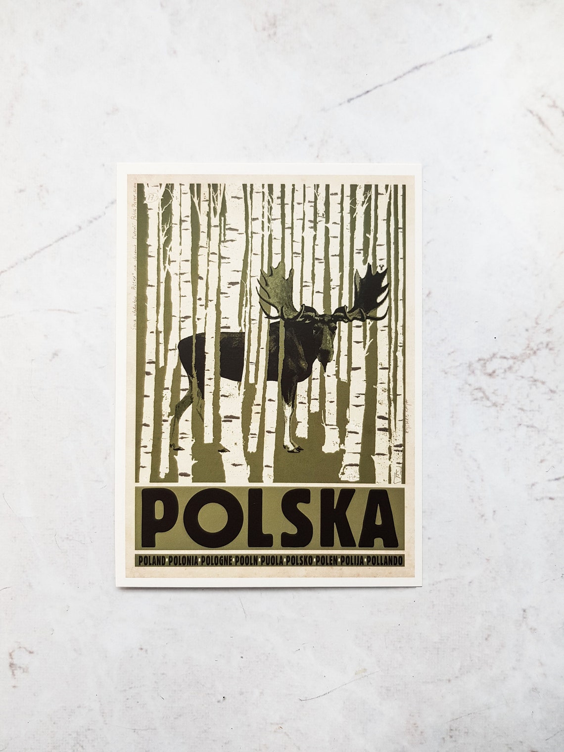 Postcard Premium: Polska/ Poland polish School of Poster Art - Etsy