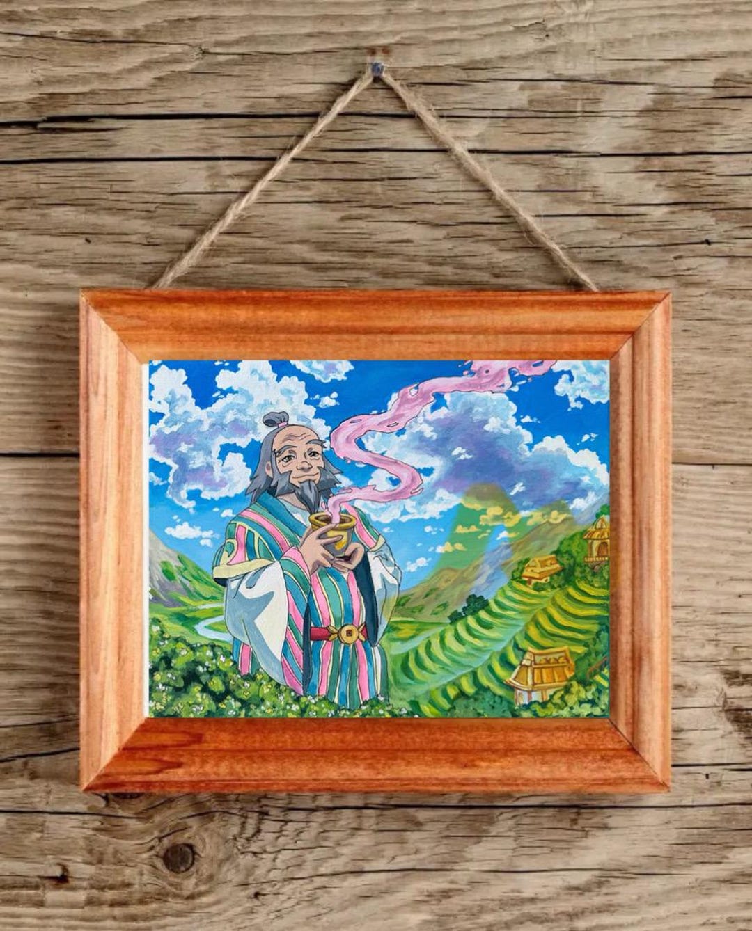 Uncle Iroh Rainbow Print - Etsy