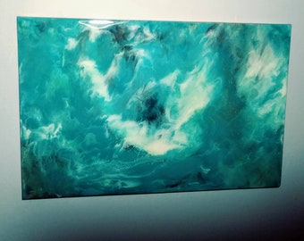 Epoxy resin art | Etsy