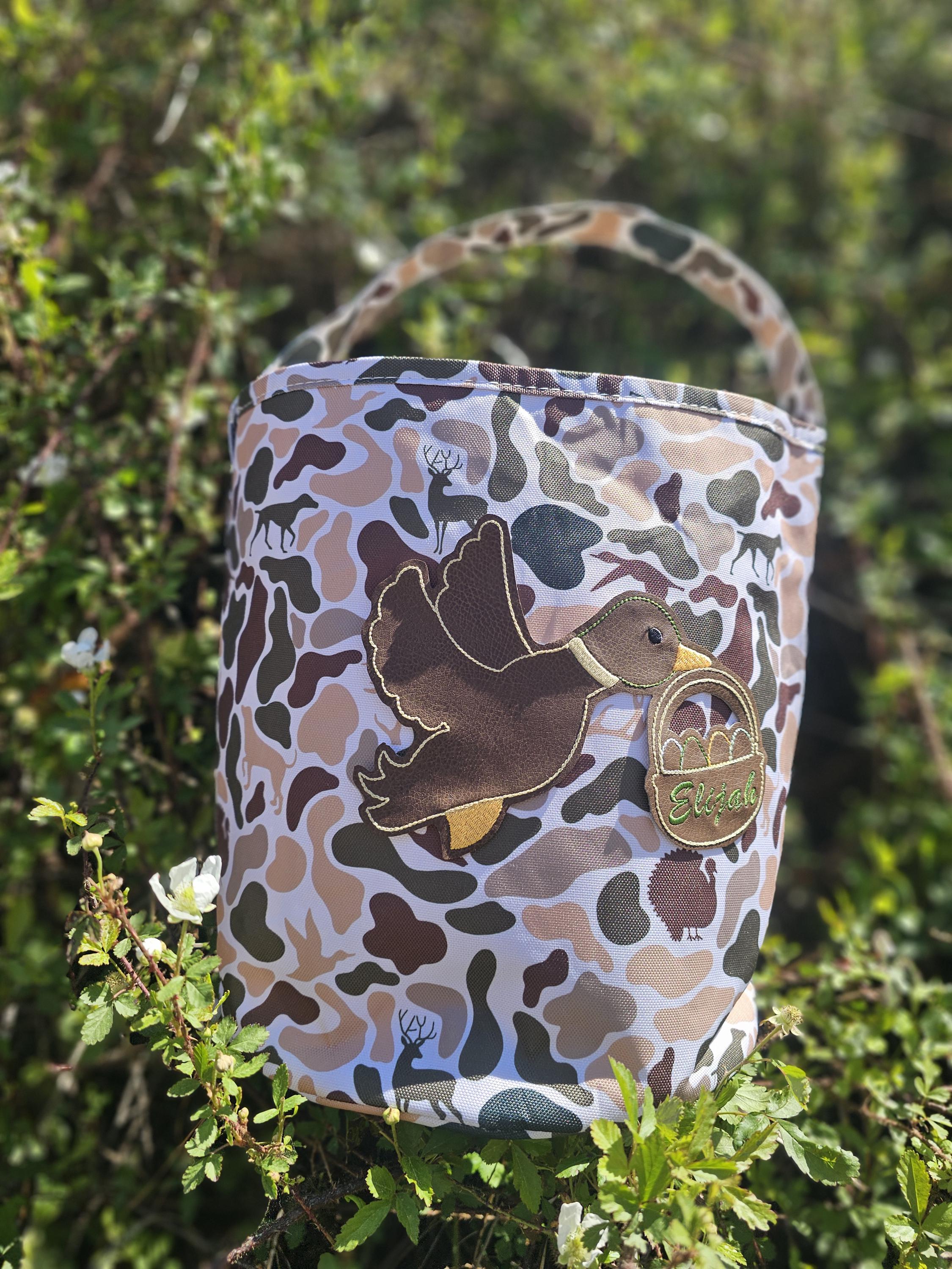 Camo Hunting Easter Basket With Custom Name - Etsy