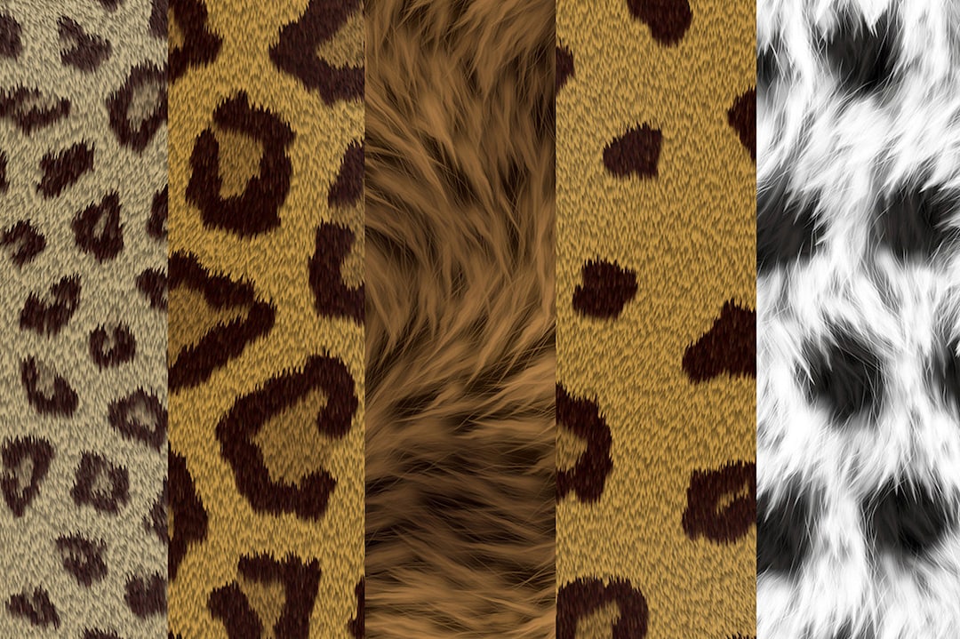 Animal Fur Textures Fur Textures Animal Skin Tiger - Etsy