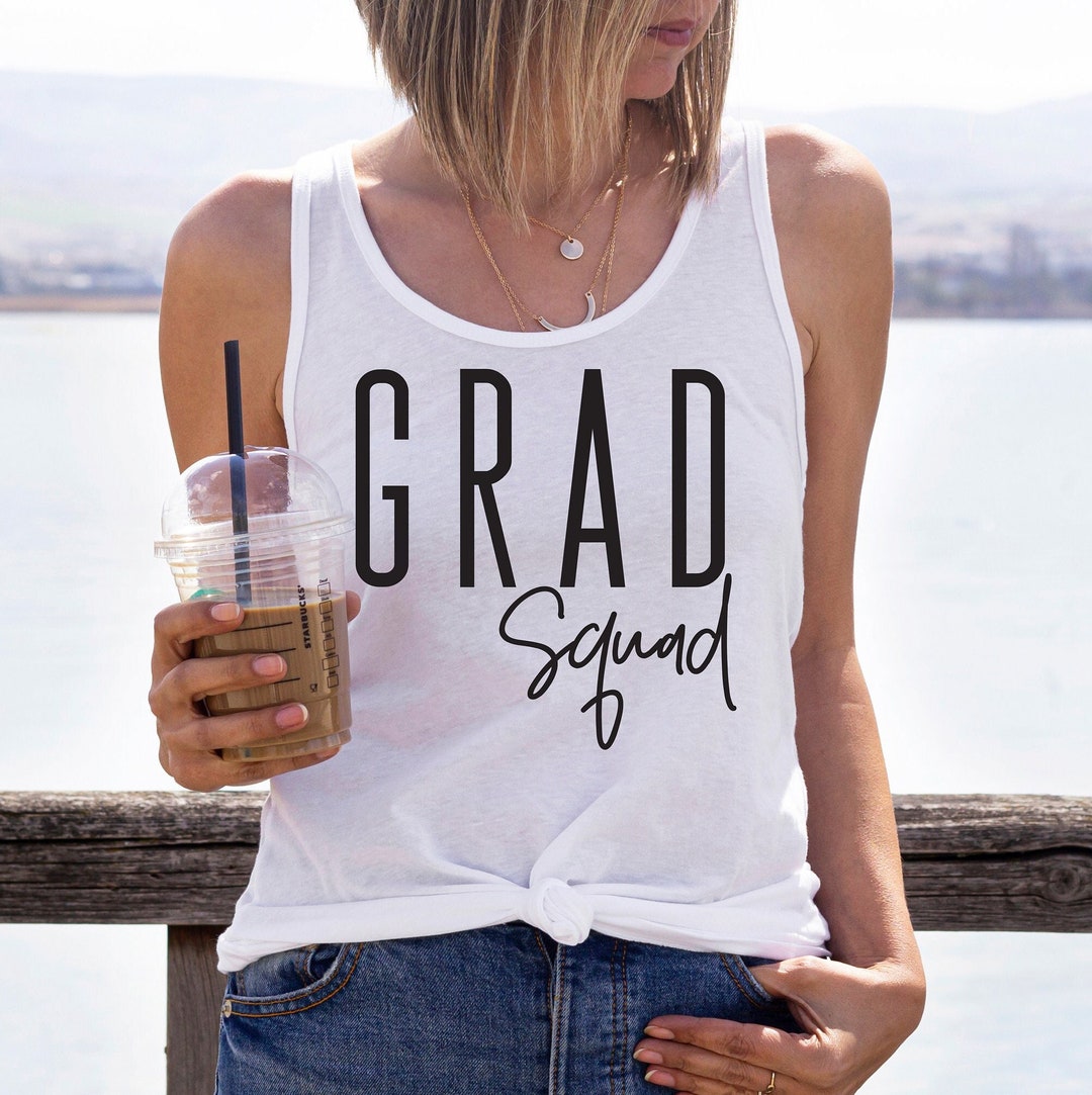 Grad Squad Tee, Graduation Tank, Grad Squad Shirt, Grad Squat T-shirt ...