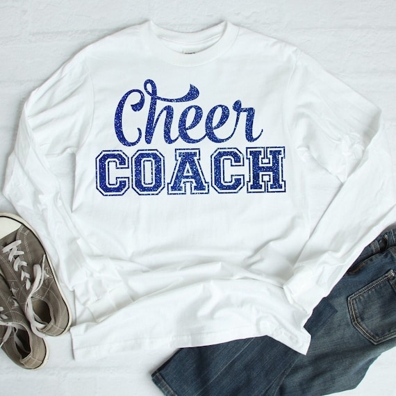 Cheer Coach Long Sleeve Tee Shirt - Etsy