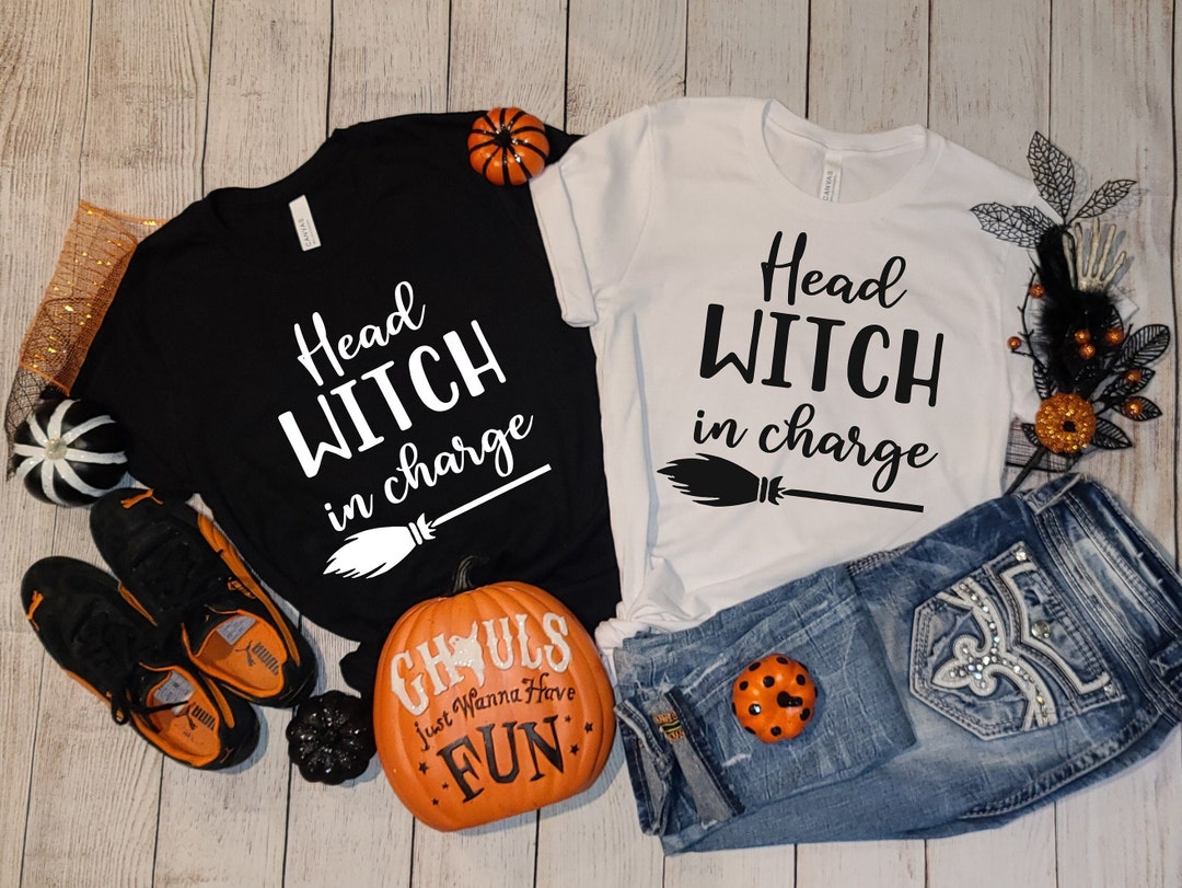 Head Witch in Charge Shirt: Funny Halloween Tee - Etsy