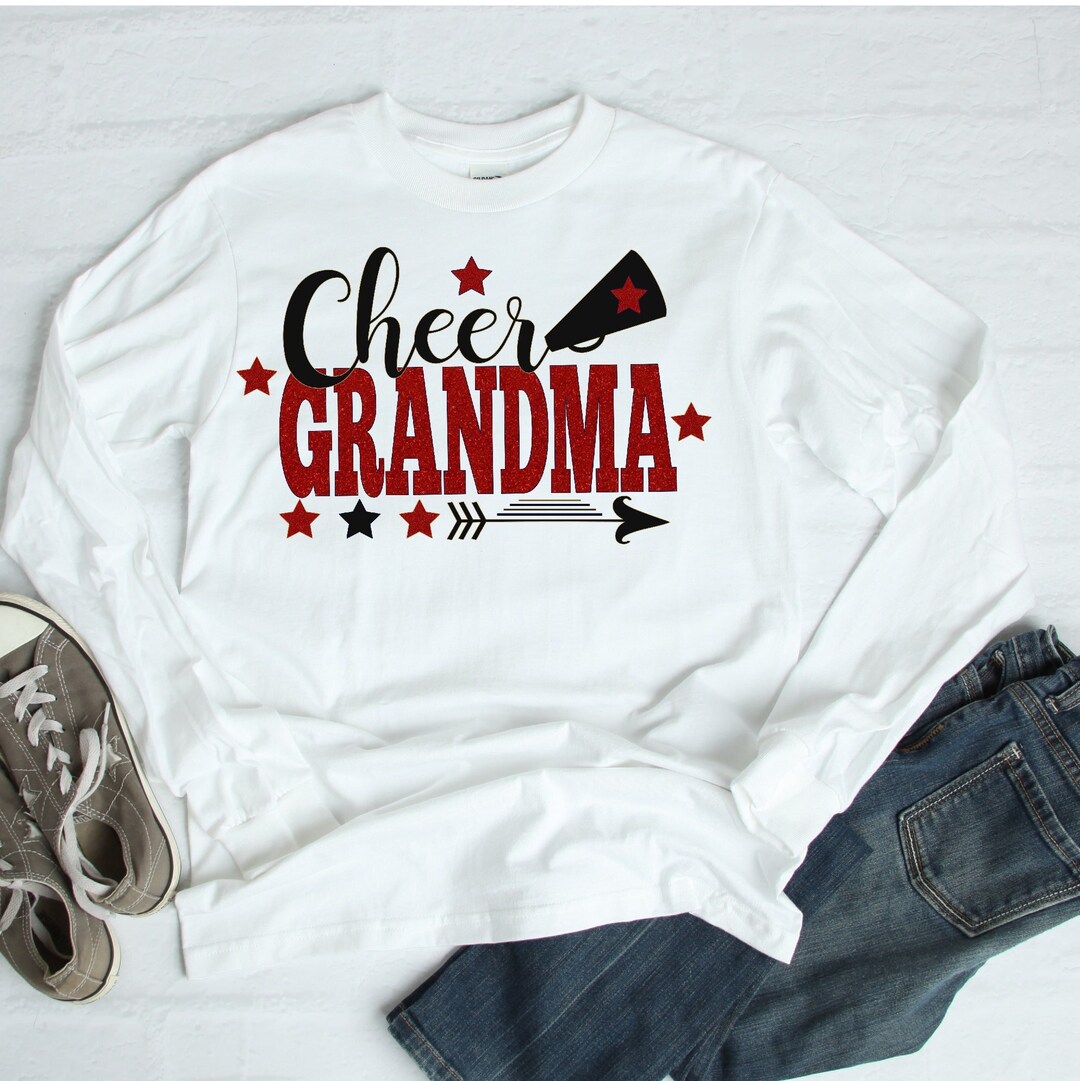 Cheer Grandma Unisex T-shirt, Cheer Family Shirts, Grandma T-shirt ...