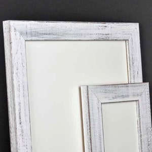 Rustic White Frame - Etsy