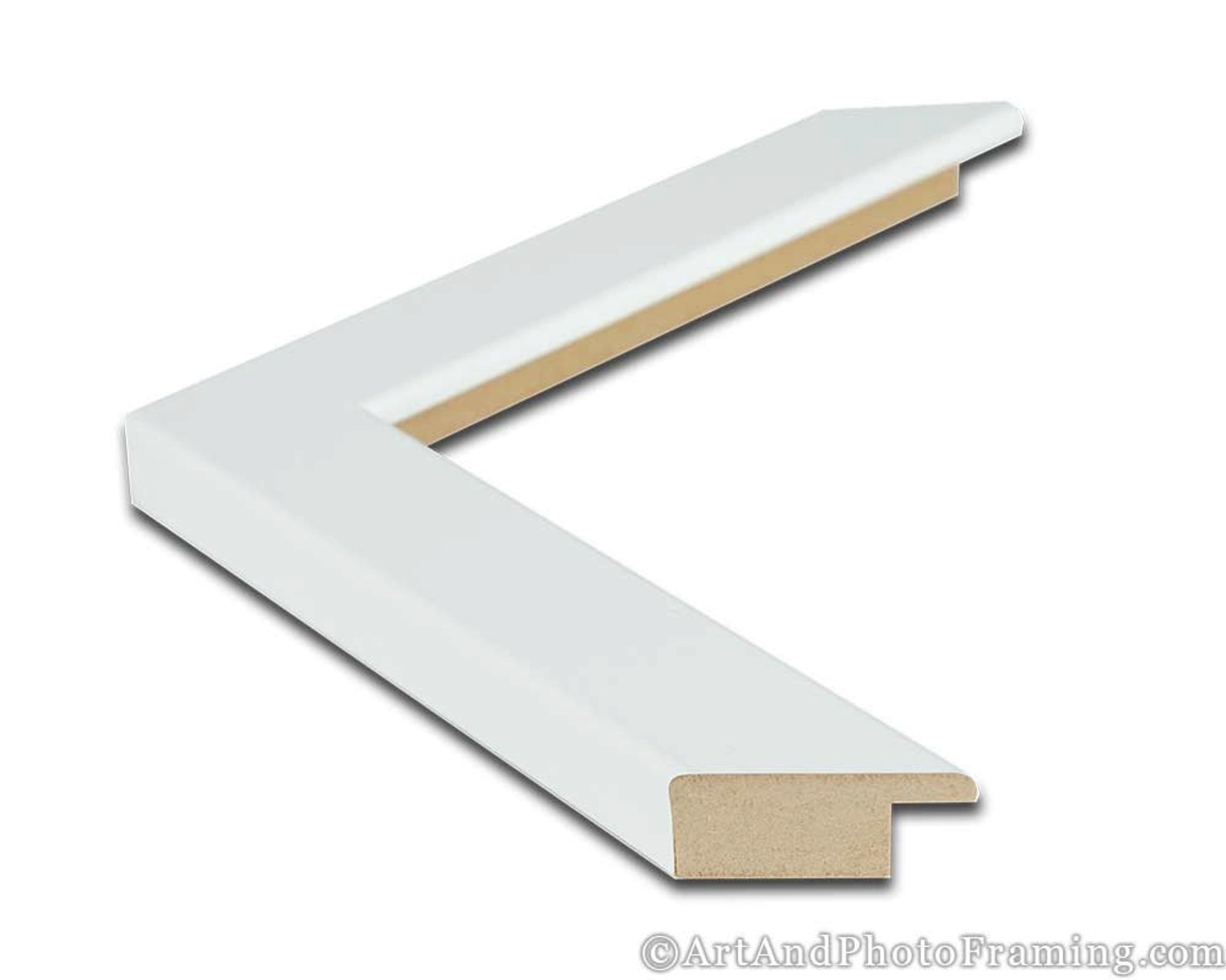 White Picture Frame 1.25 White Photo Frame Custom Size - Etsy