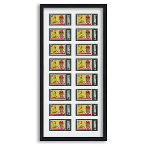 SGC Graded Card Frame Display 16 Opening Frame Fitted for 16 SGC Graded ...