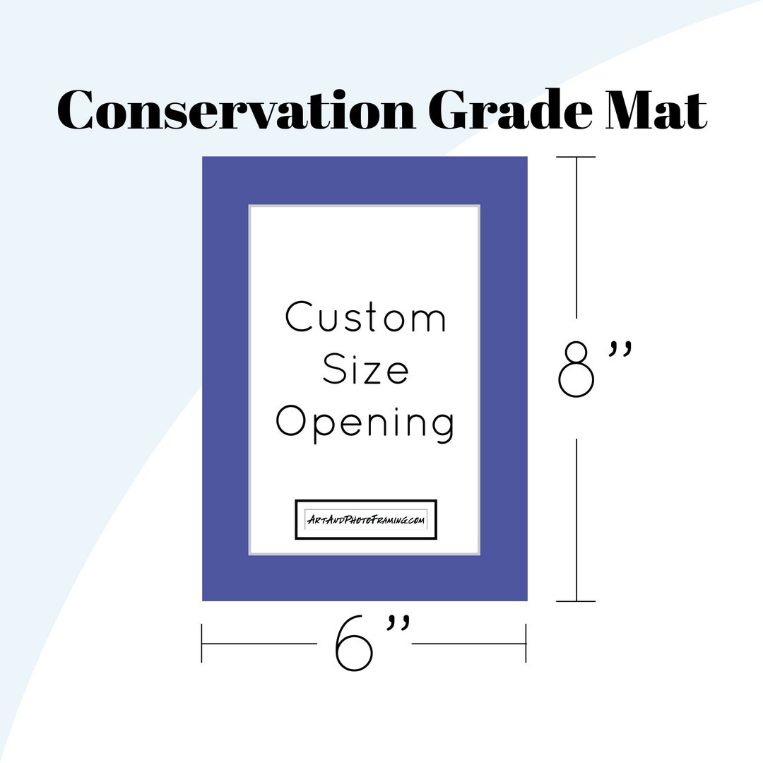 6x8 Mat Board - 6 X 8 Picture Frame Matboard for Any Size Photo - Etsy