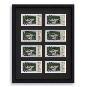 BGS Graded Card Frame Display 8 Opening Frame Fitted for 8 BGS/BVG ...