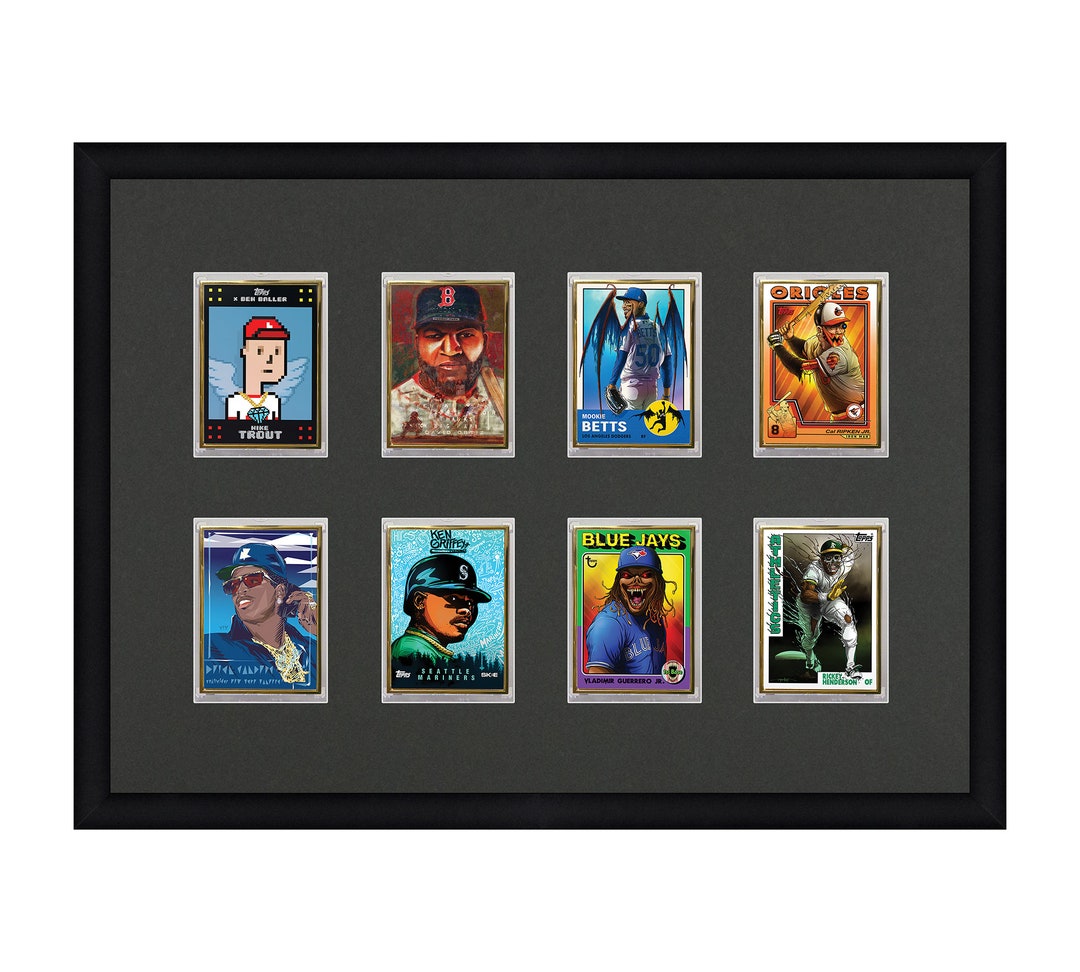 One Touch Card Frame Display 8 Opening Frame for Eight One-touch 35pt ...