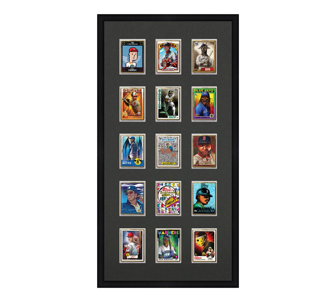 One Touch Card Frame Display 15 Opening Frame for Fifteen One-touch ...