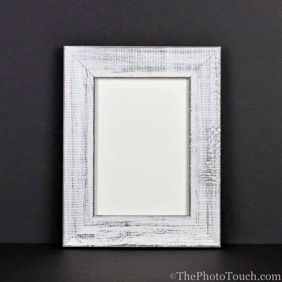 White Rustic Wooden Frame